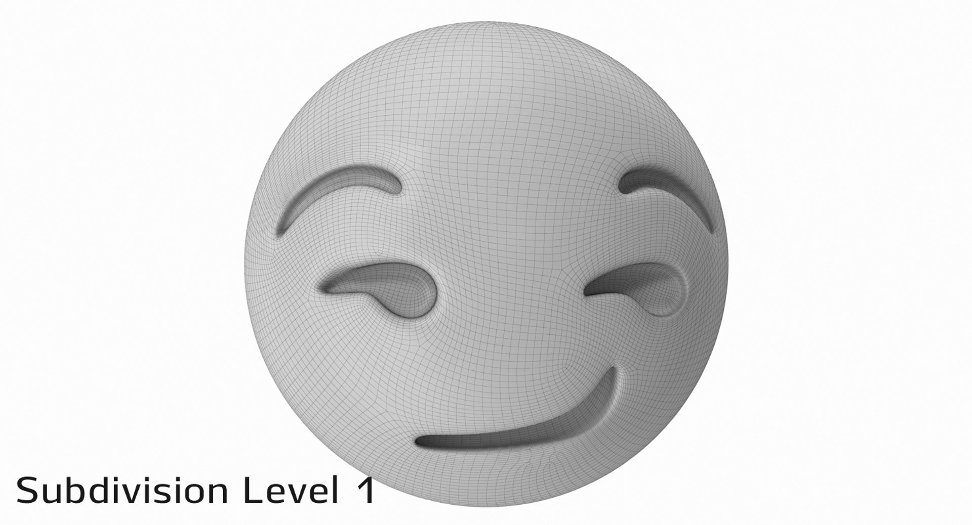 Emoji 29 Smirking Face 3D Model - TurboSquid 1369576