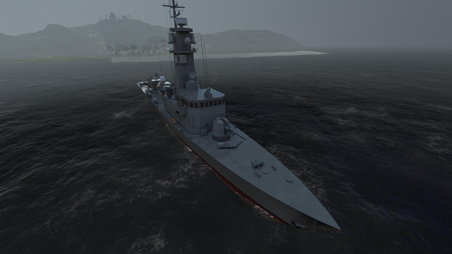 Victory Class Corvette Low-poly 3D Model - TurboSquid 2230139