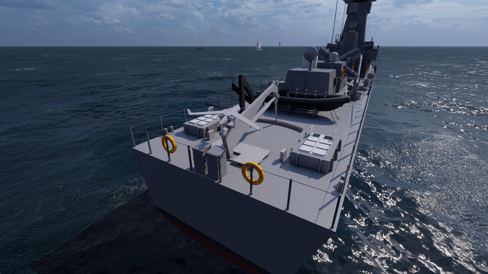 Victory Class Corvette Low-poly 3D Model - TurboSquid 2230139