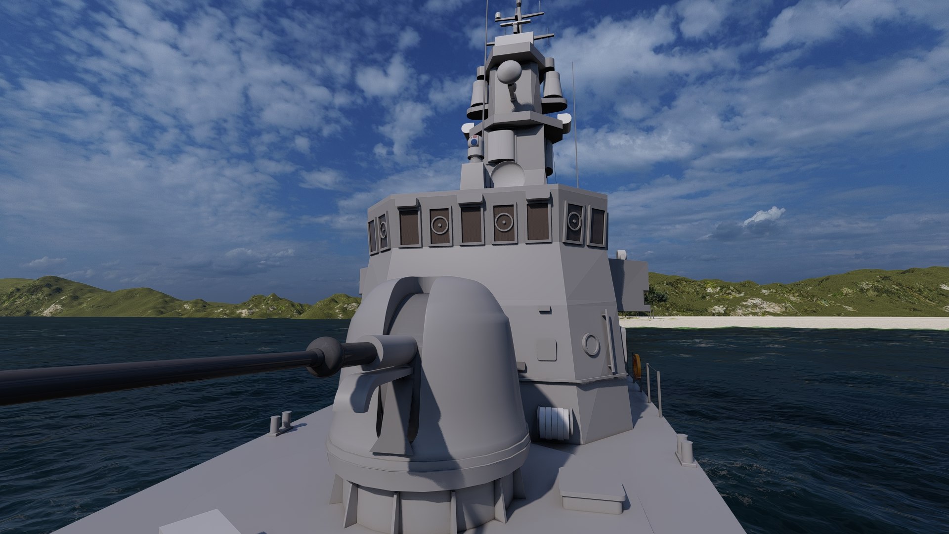 Victory Class Corvette Low-poly 3D Model - TurboSquid 2230139