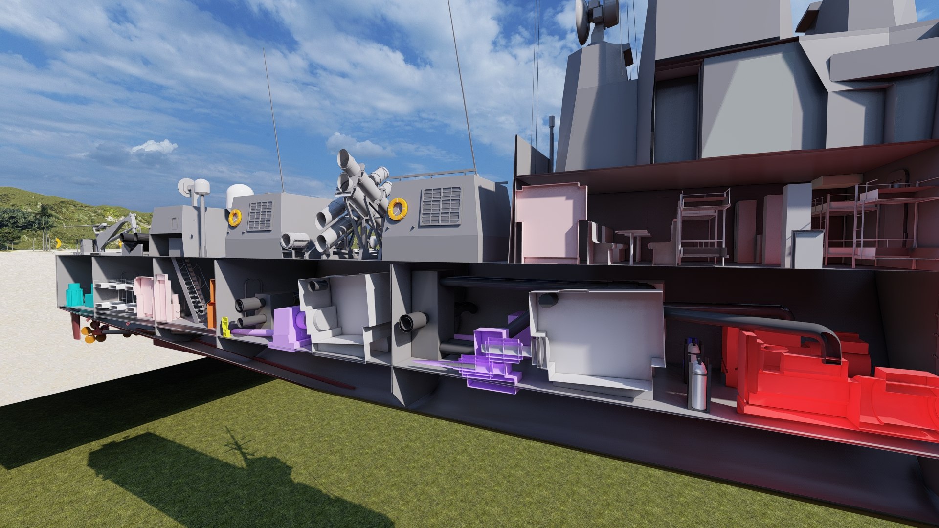 Victory Class Corvette Low-poly 3D Model - TurboSquid 2230139