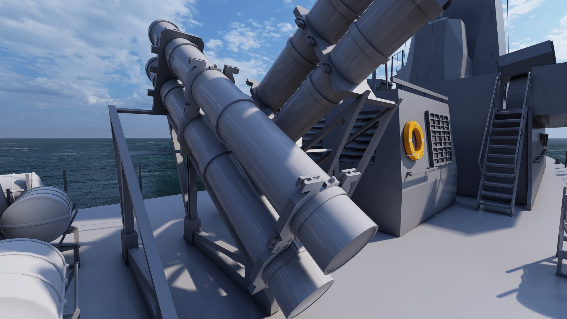 Victory Class Corvette Low-poly 3D Model - TurboSquid 2230139