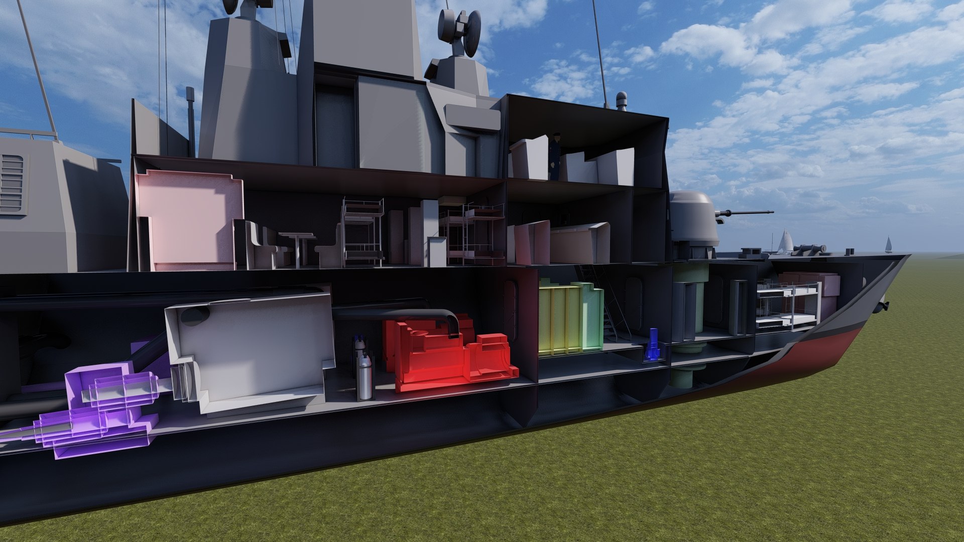 Victory Class Corvette Low-poly 3D Model - TurboSquid 2230139