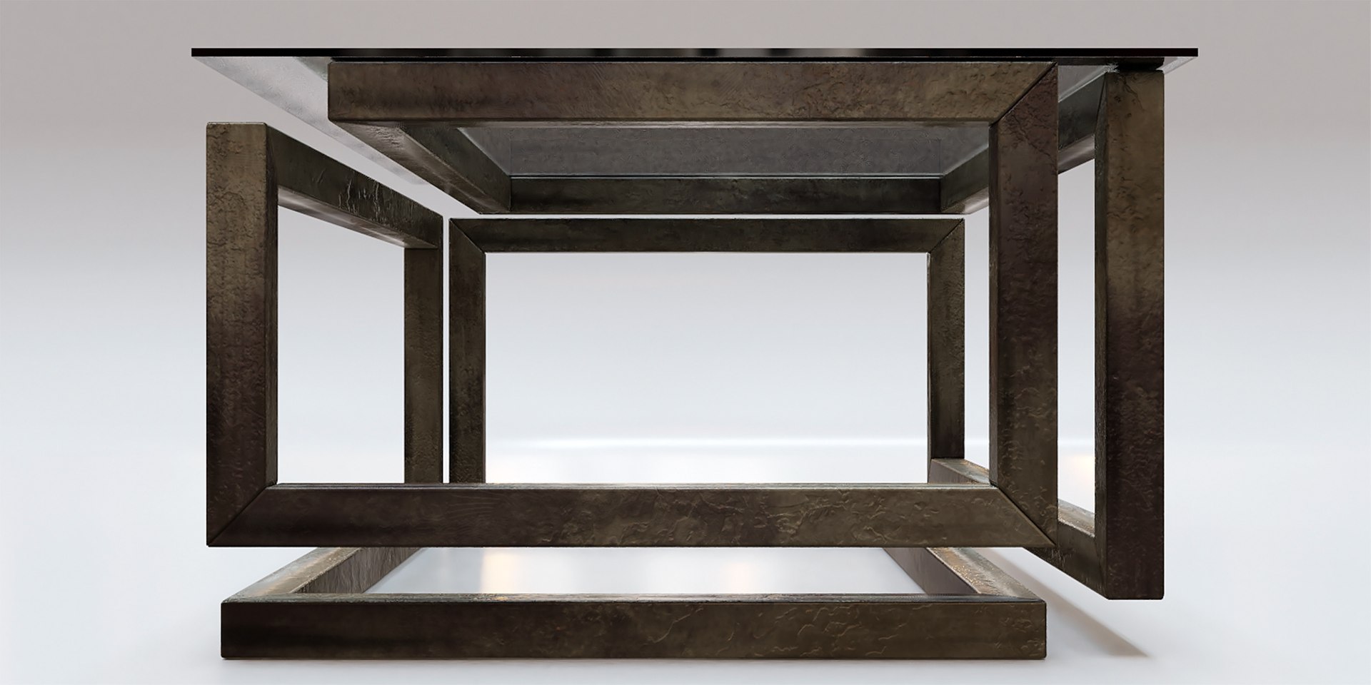 3D Metal Table Model - TurboSquid 1673256