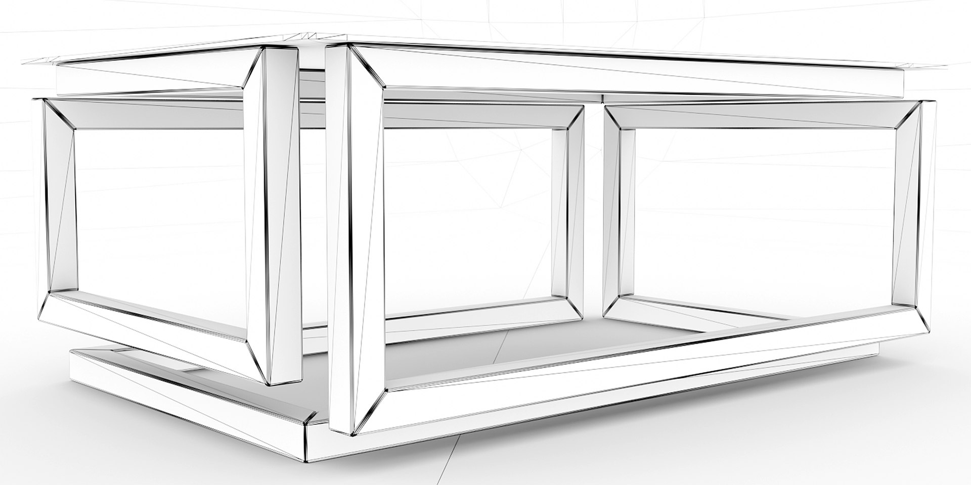 3D Metal Table Model - TurboSquid 1673256