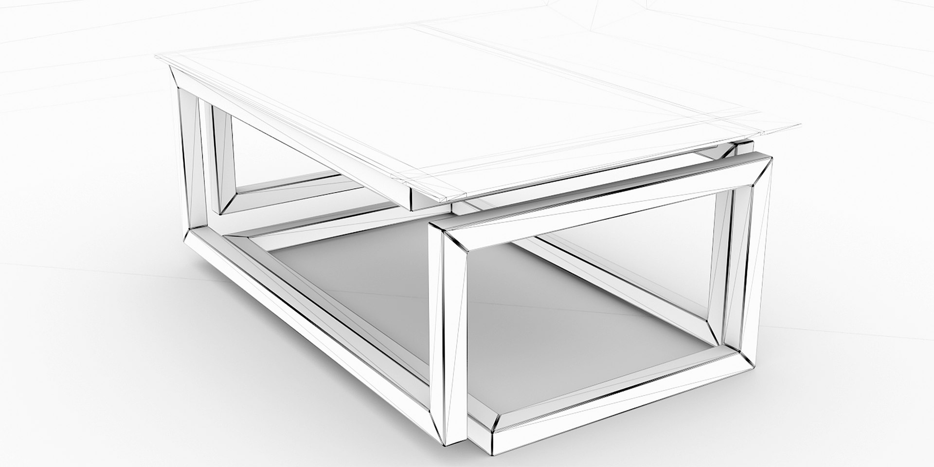 3D Metal Table Model - TurboSquid 1673256