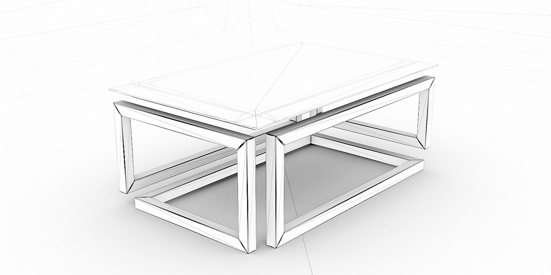 3D Metal Table Model - TurboSquid 1673256