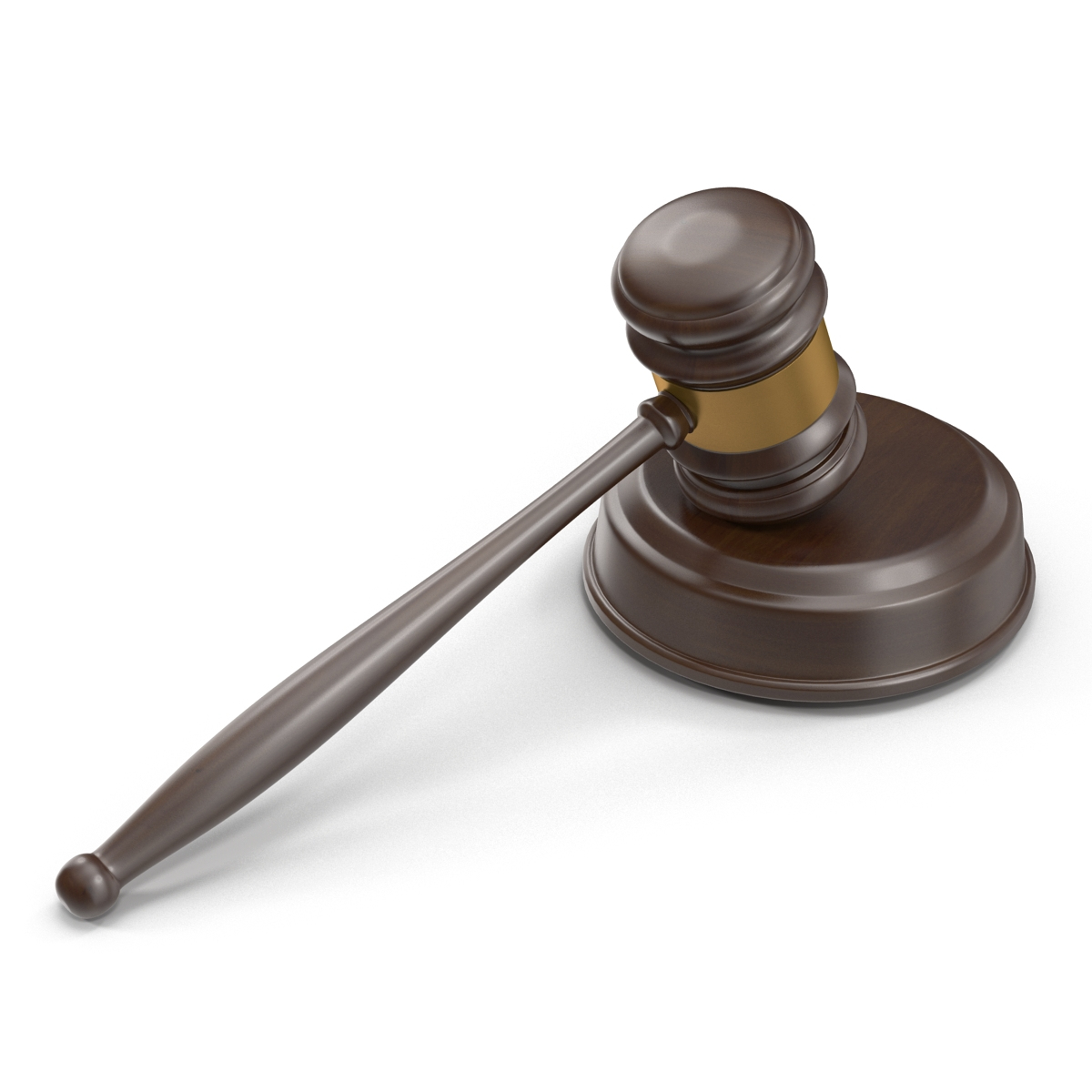 legal gavel set 3d c4d
