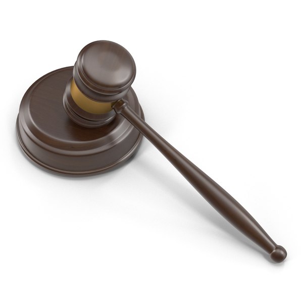 legal gavel set 3d c4d