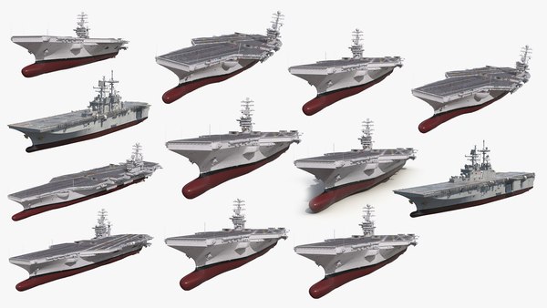 modelo 3d US Aircraft Carriers Collection 2 - TurboSquid 1970847