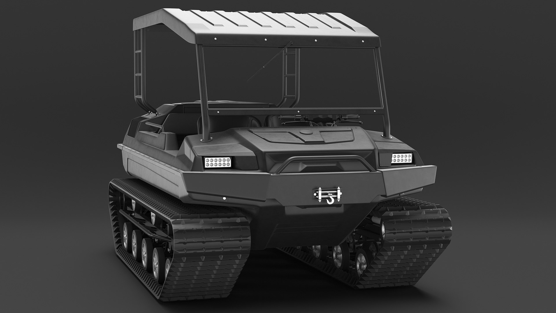 Black Multi Purpose Vehicle Rigged 3D Model - TurboSquid 2002517