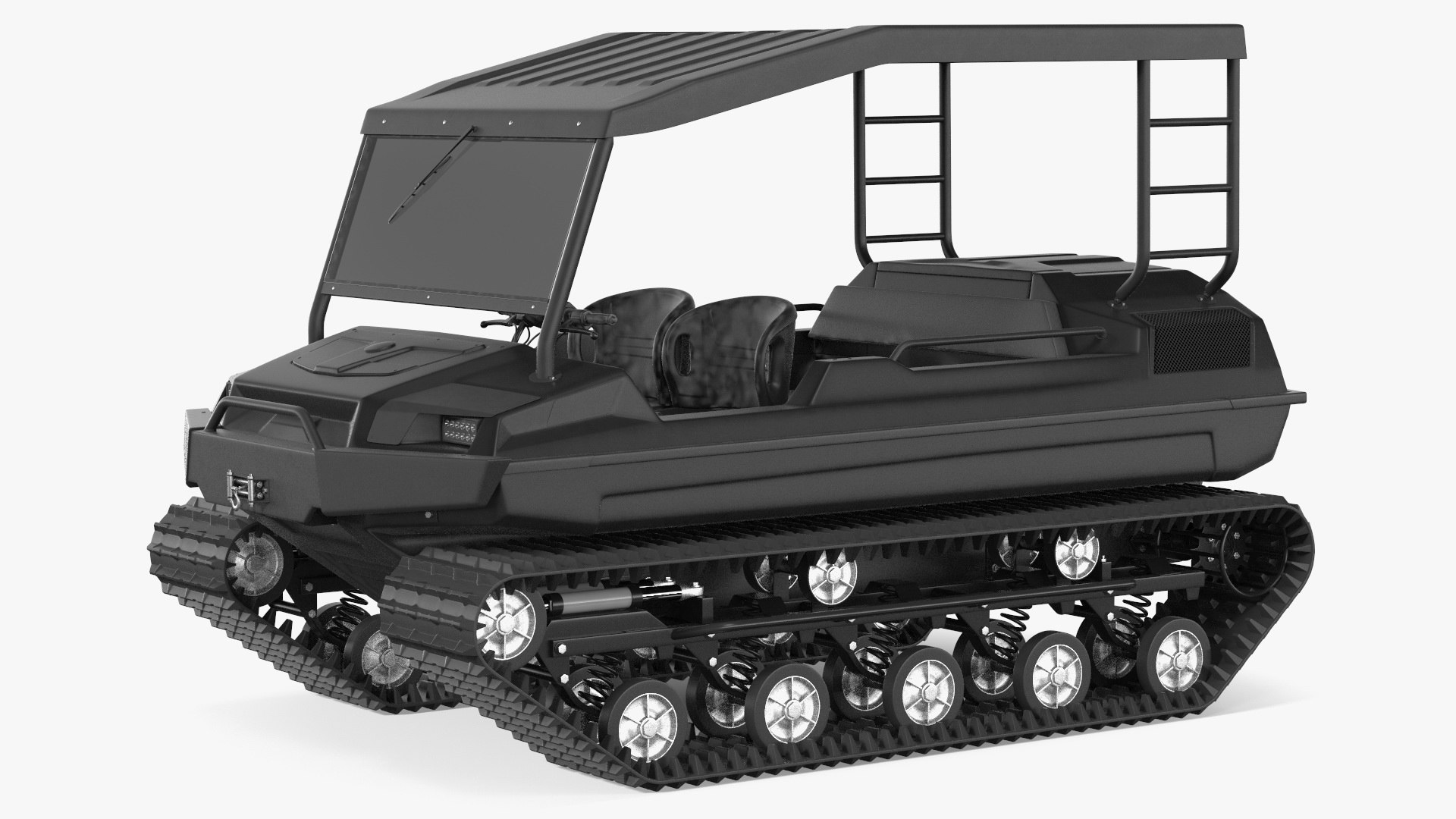 Black Multi Purpose Vehicle Rigged 3D model - TurboSquid 2002517