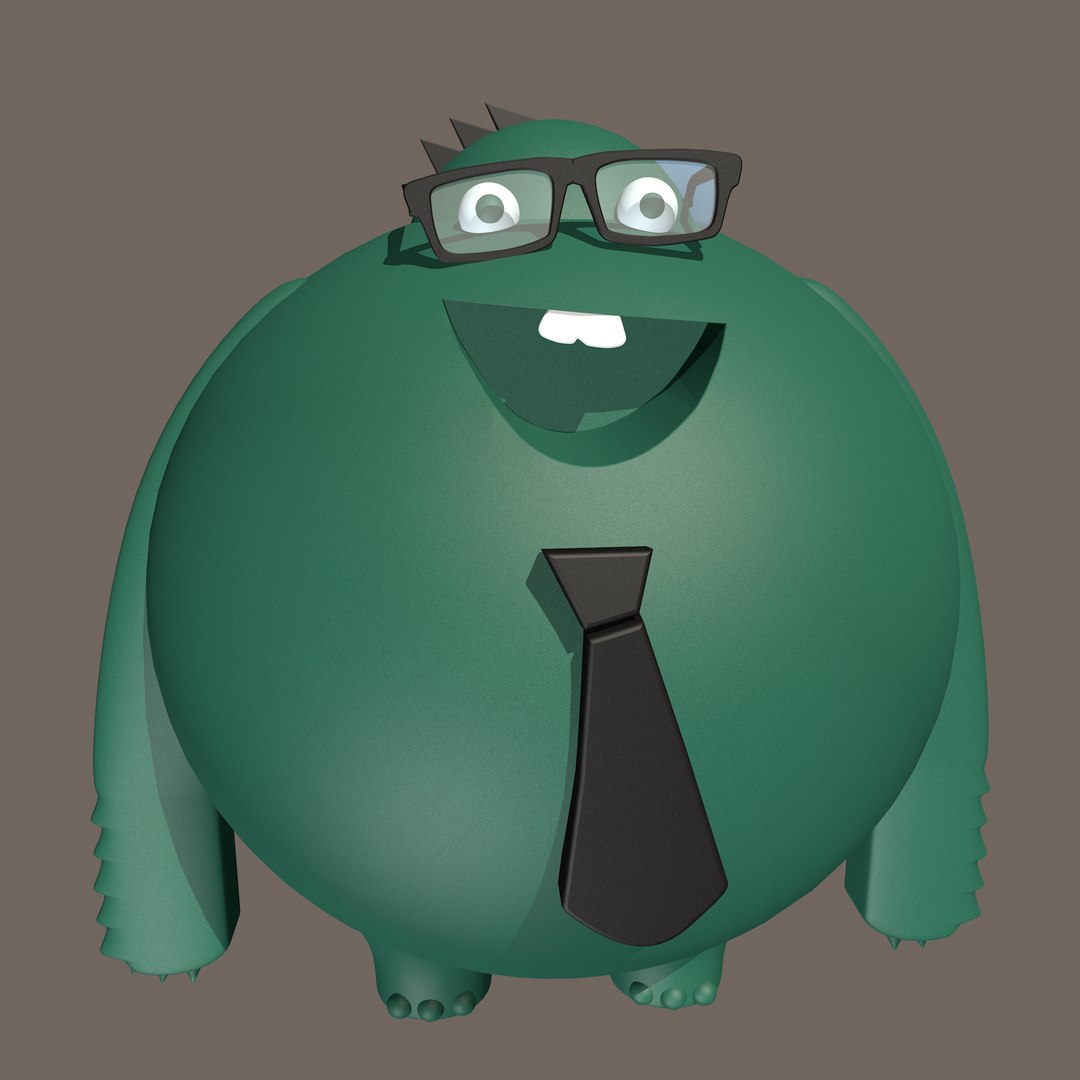 Cartoon Character 3d 3ds