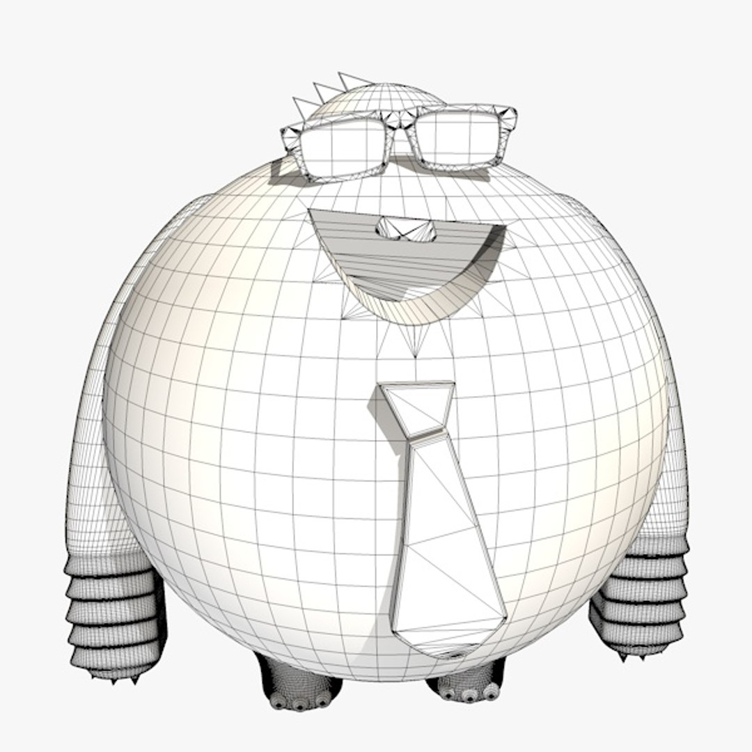 Cartoon Character 3d 3ds