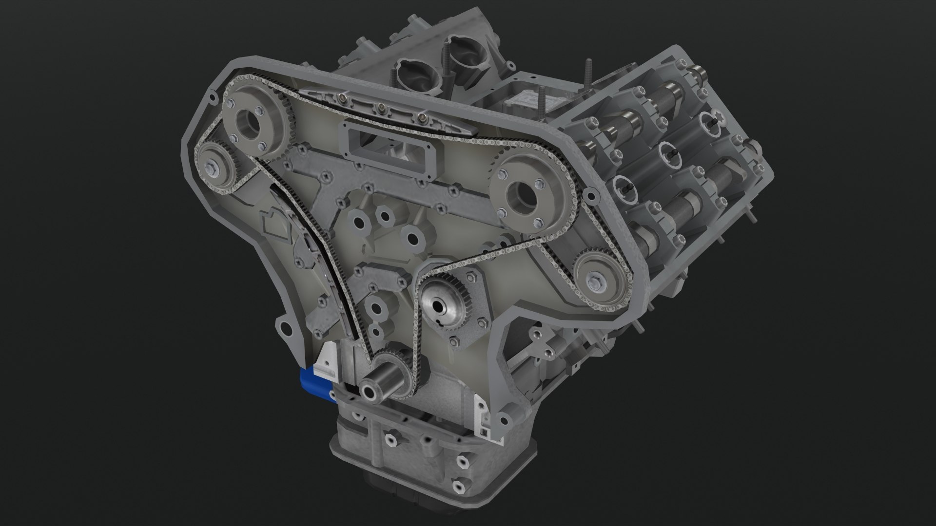 3D Parts Nissan 350z Vq35de - TurboSquid 1480000