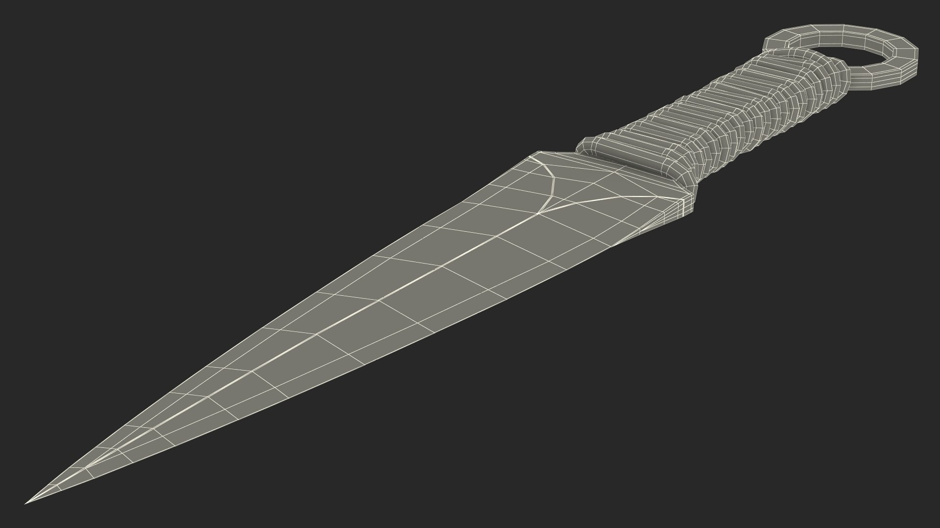 Combat Throwing Knife Worn 3D Model - TurboSquid 2065227