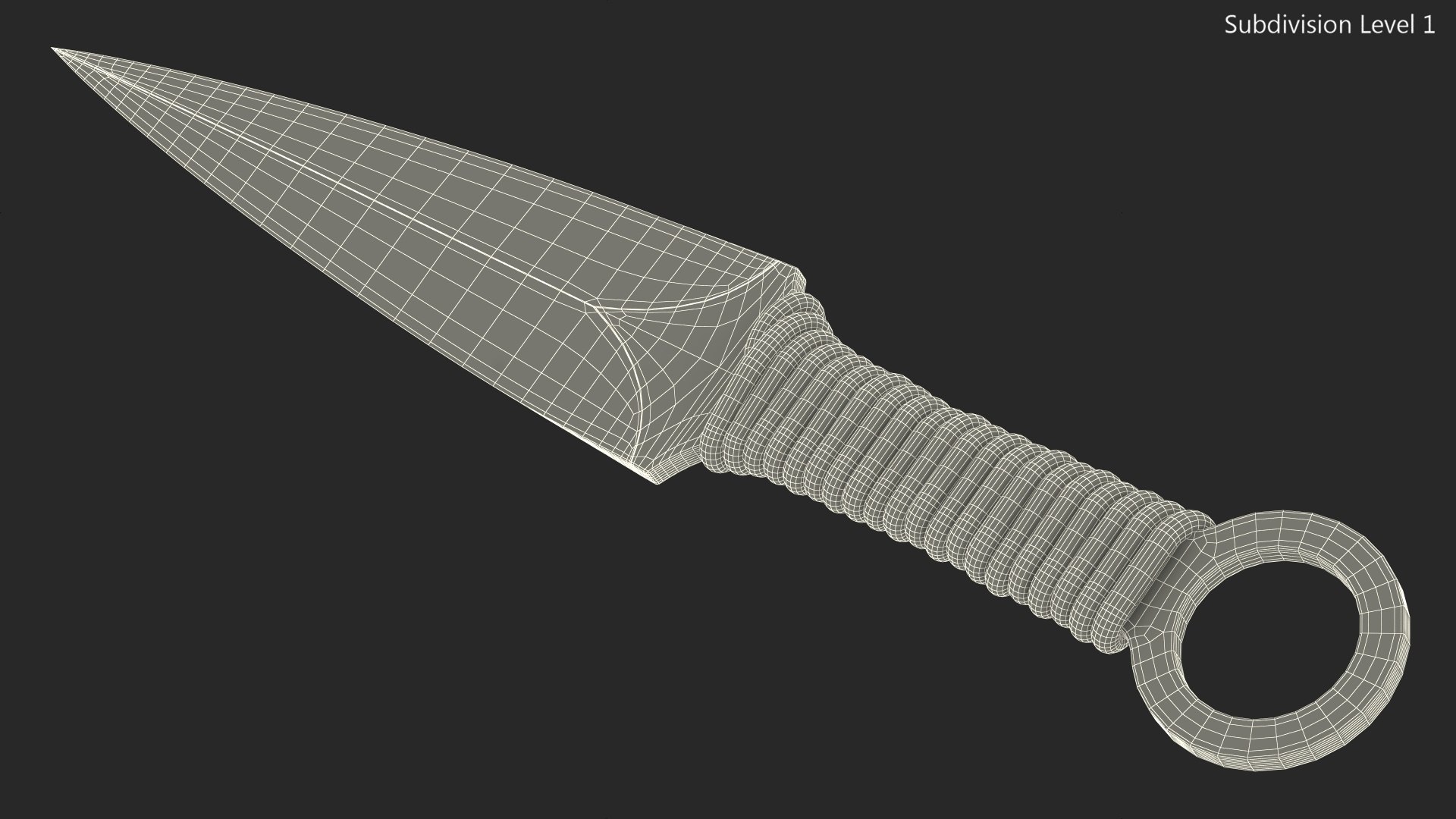 Combat Throwing Knife Worn 3D model - TurboSquid 2065227