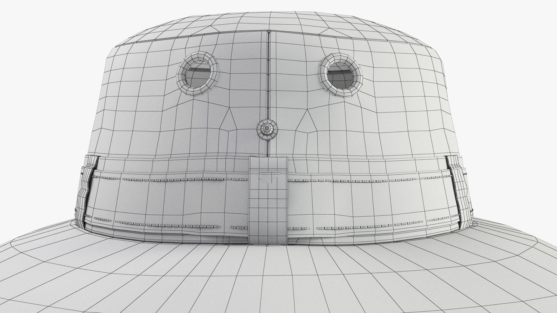 3D Model Fishing Hat Navy Blue 8K PBR Textures - TurboSquid 1922336