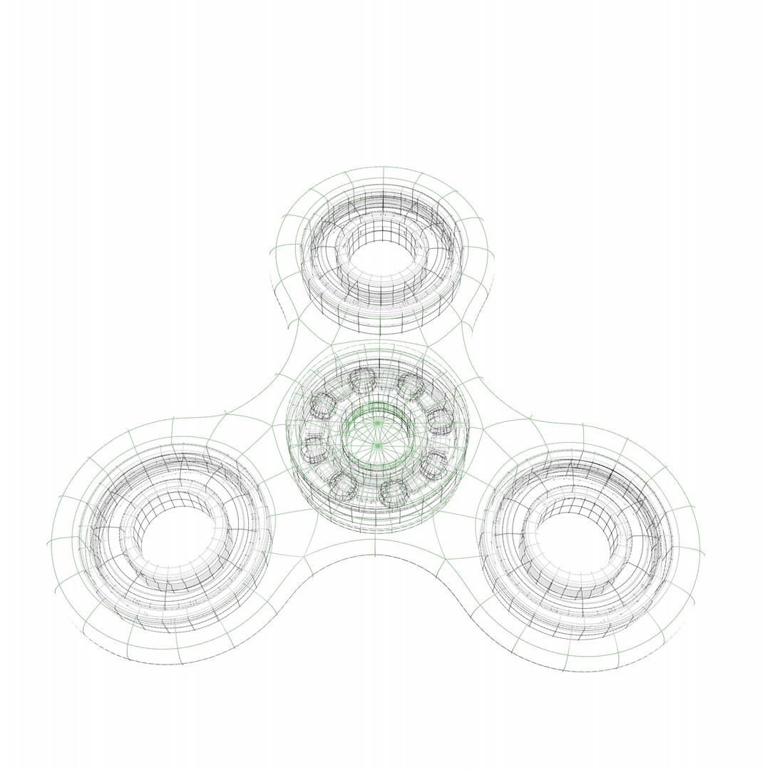 3D Model Fidget Spinner - TurboSquid 1166701