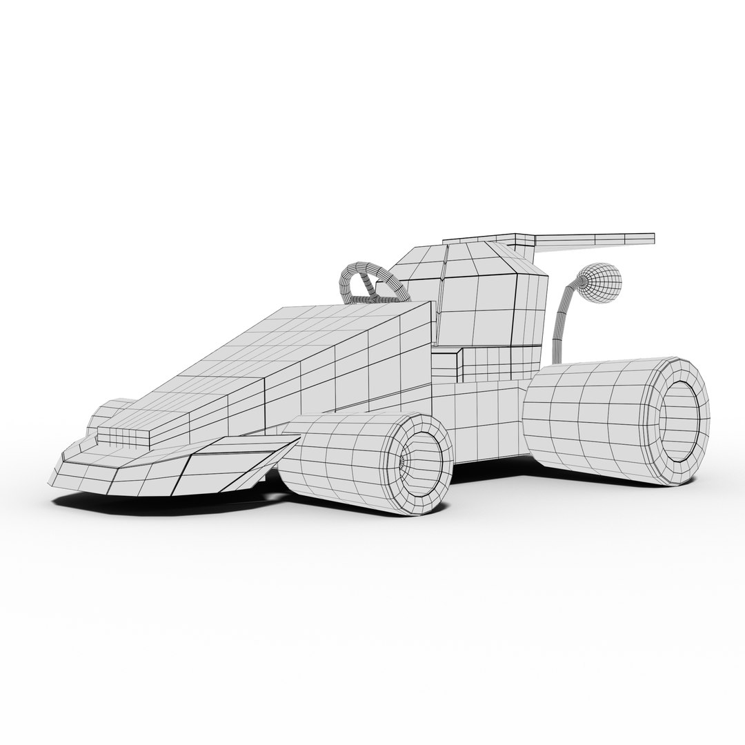 Toy Racing Car 3D Model - TurboSquid 2059122