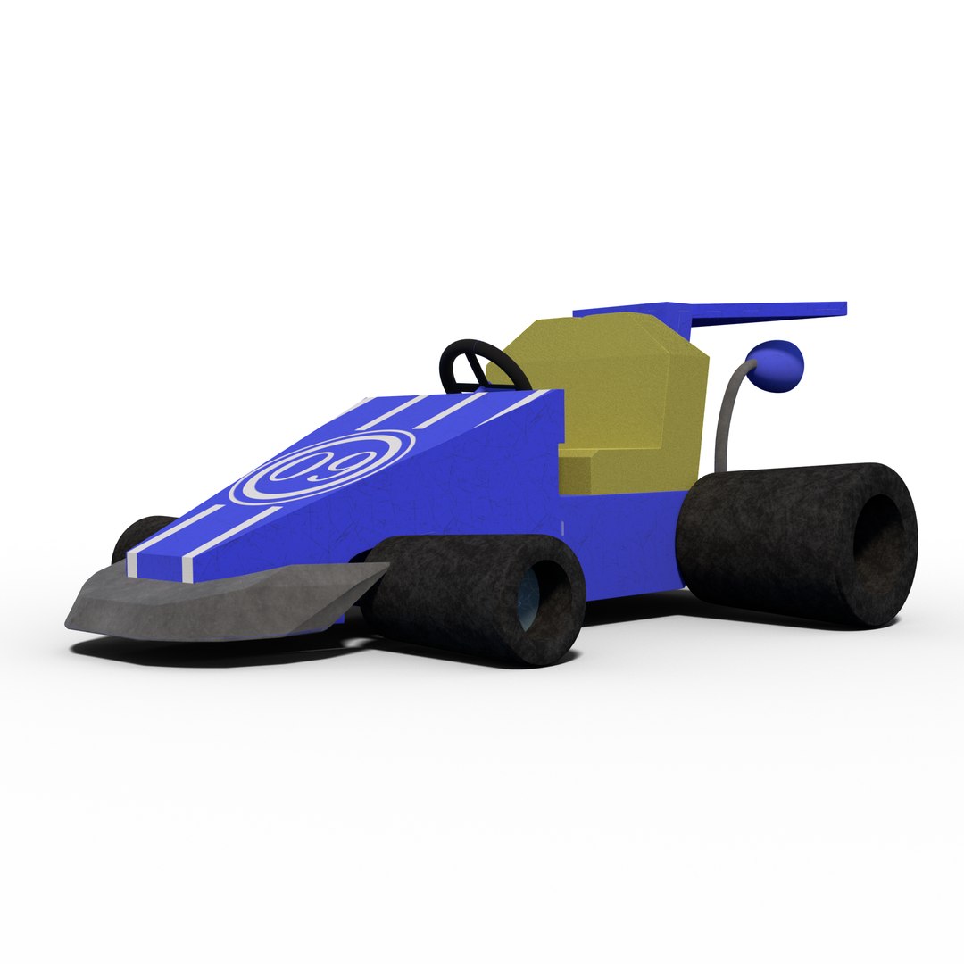Toy Racing Car 3D Model - TurboSquid 2059122