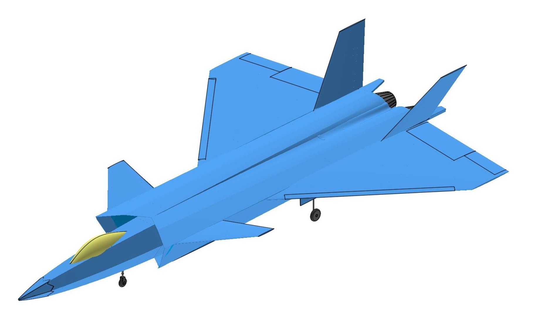 China Chengdu J-20 Solid Assembly 3D model - TurboSquid 1765493