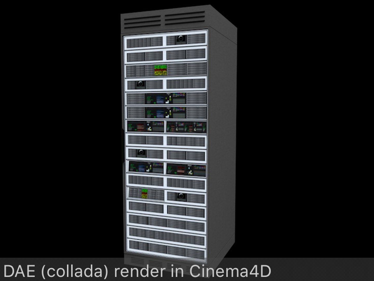 3d Server Unit Model