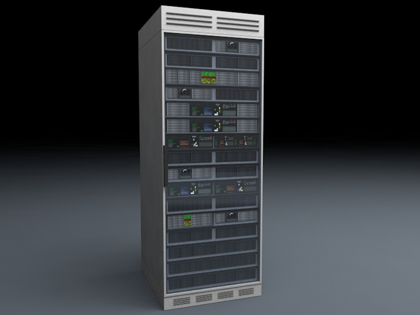 3d Server Unit Model