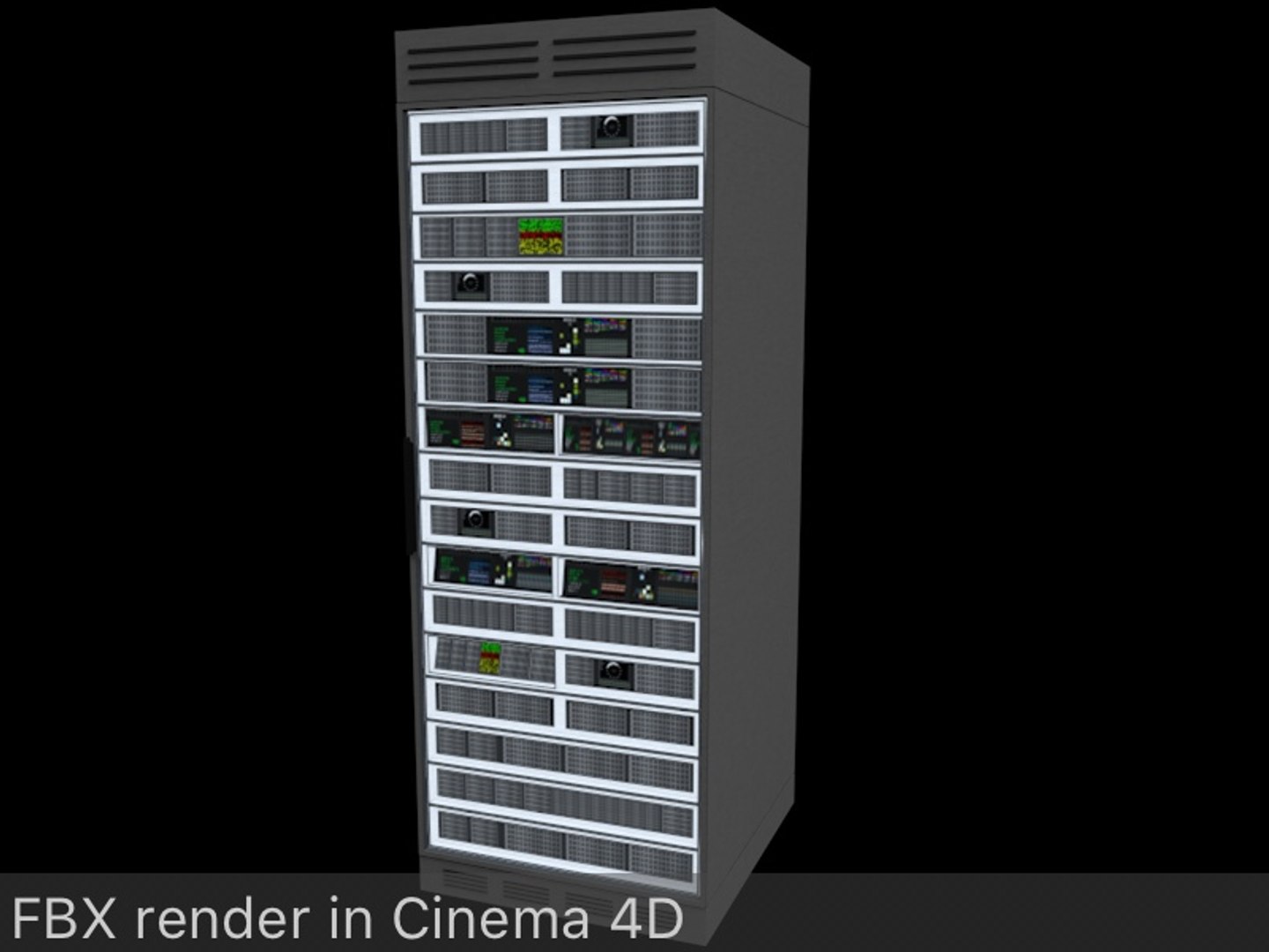 3d Server Unit Model