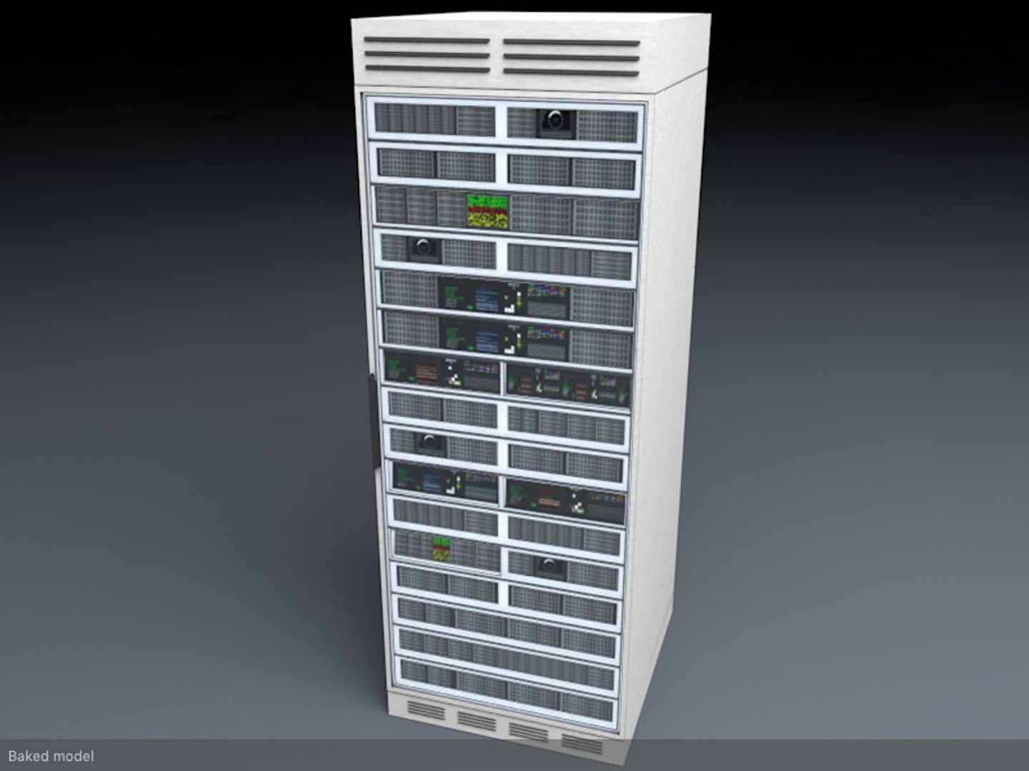 3d Server Unit Model