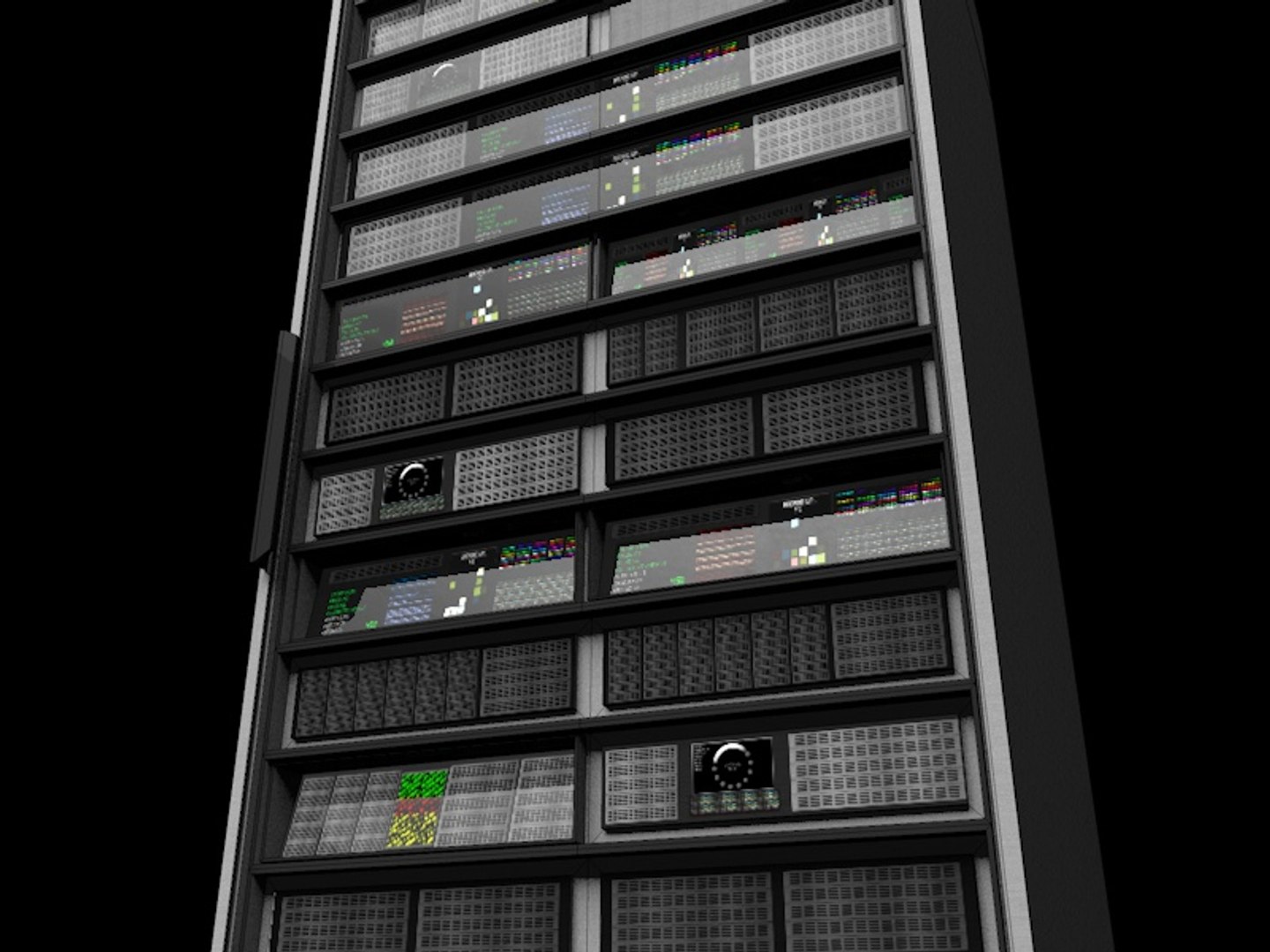 3d Server Unit Model