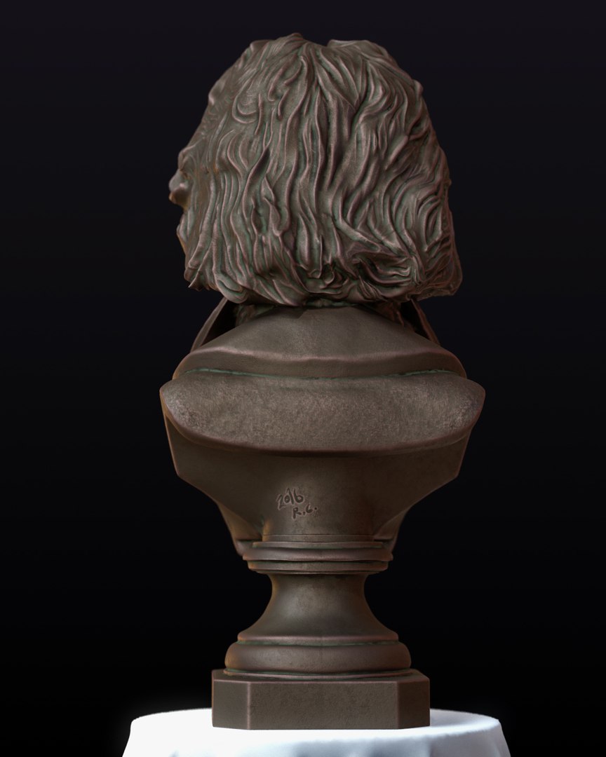 3d Model Bust Beethoven