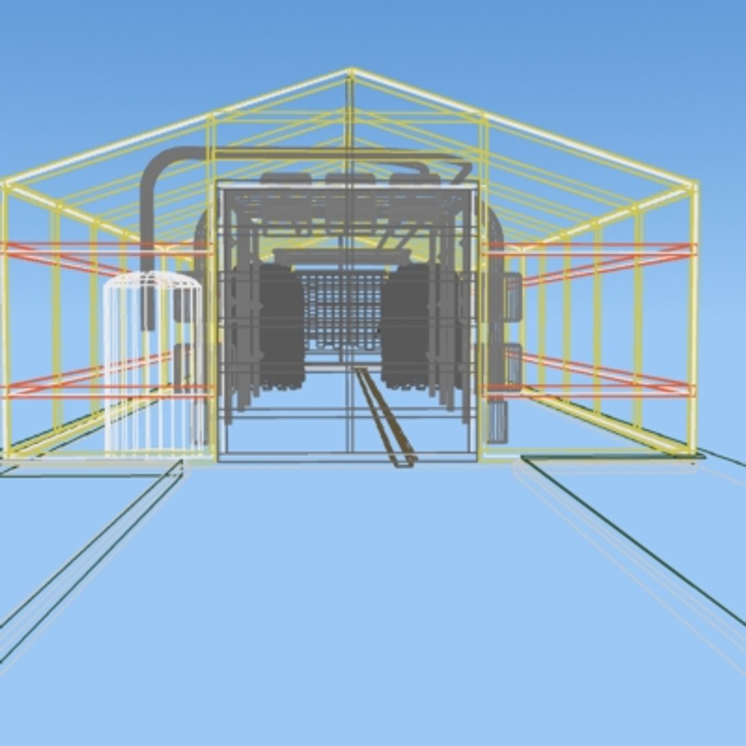 3d Car Wash Model