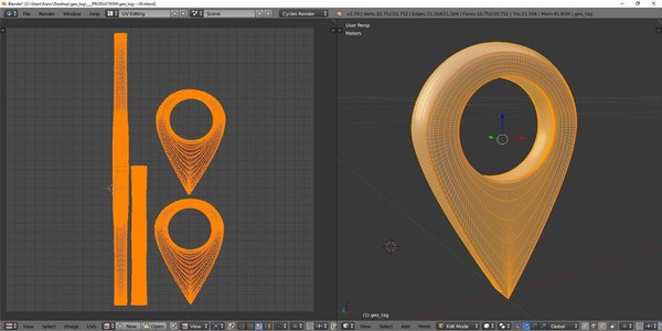 Geo tag 3D model - TurboSquid 1570030