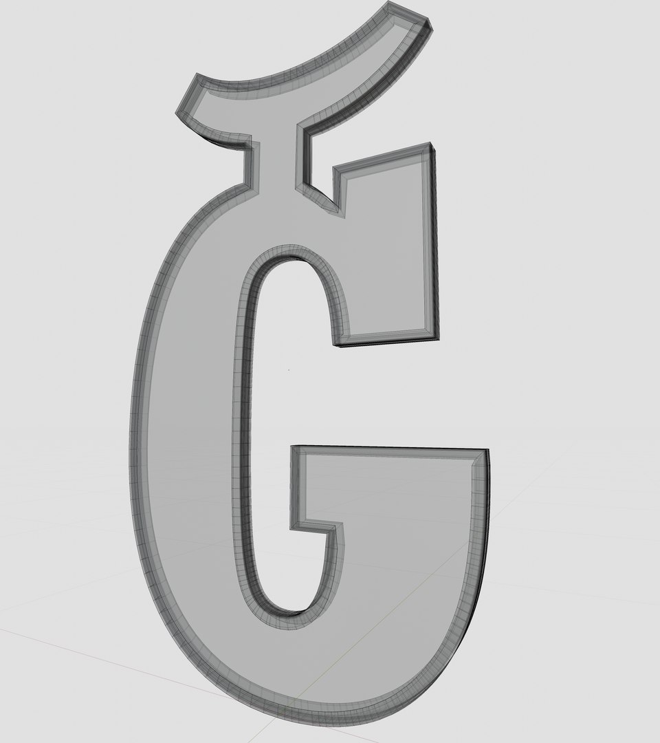 Solar Panel Letter - G 3D Model - TurboSquid 2242053