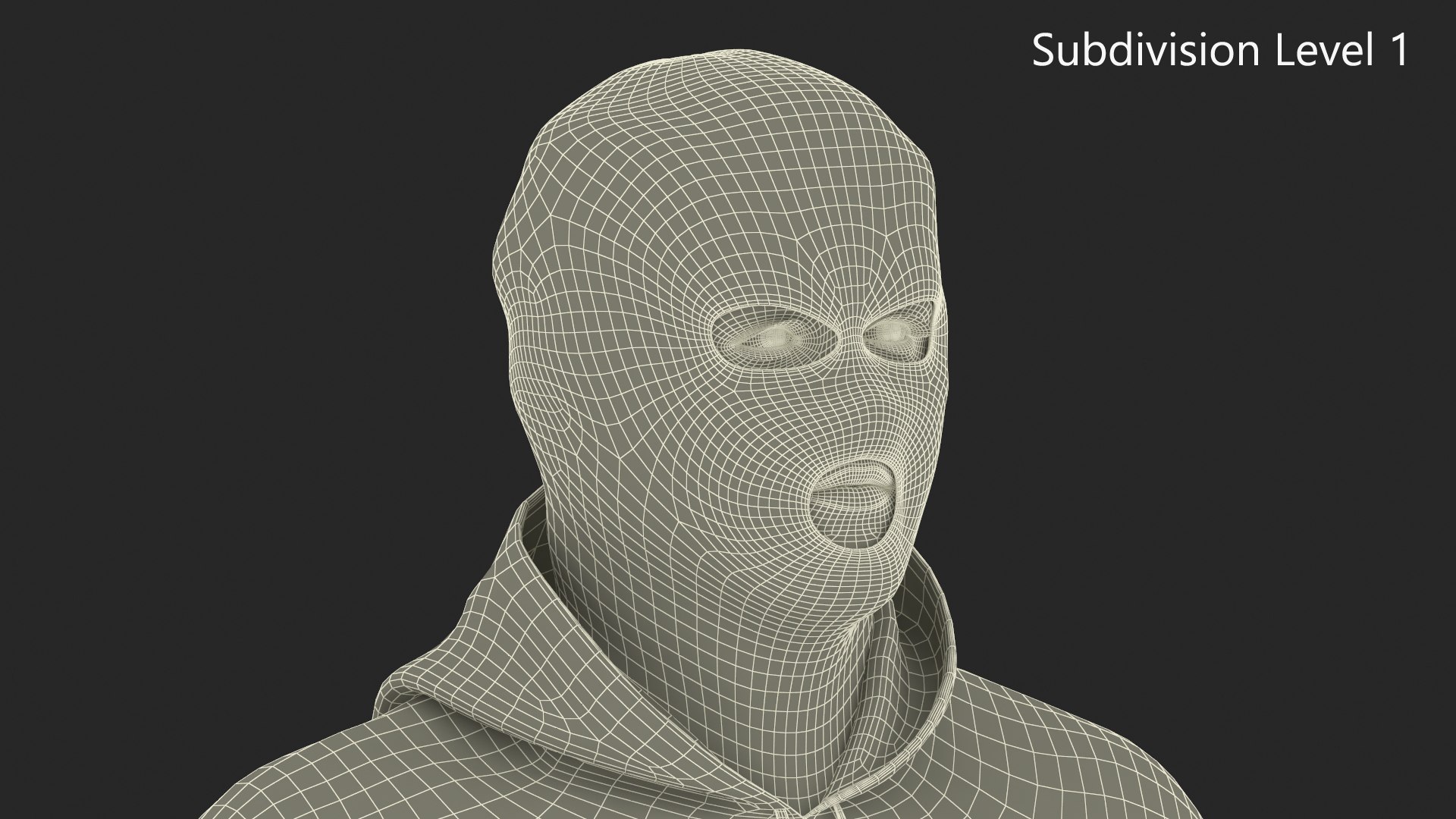 Male Thief Character With Crowbar In Mask 3D Model - TurboSquid 2327192