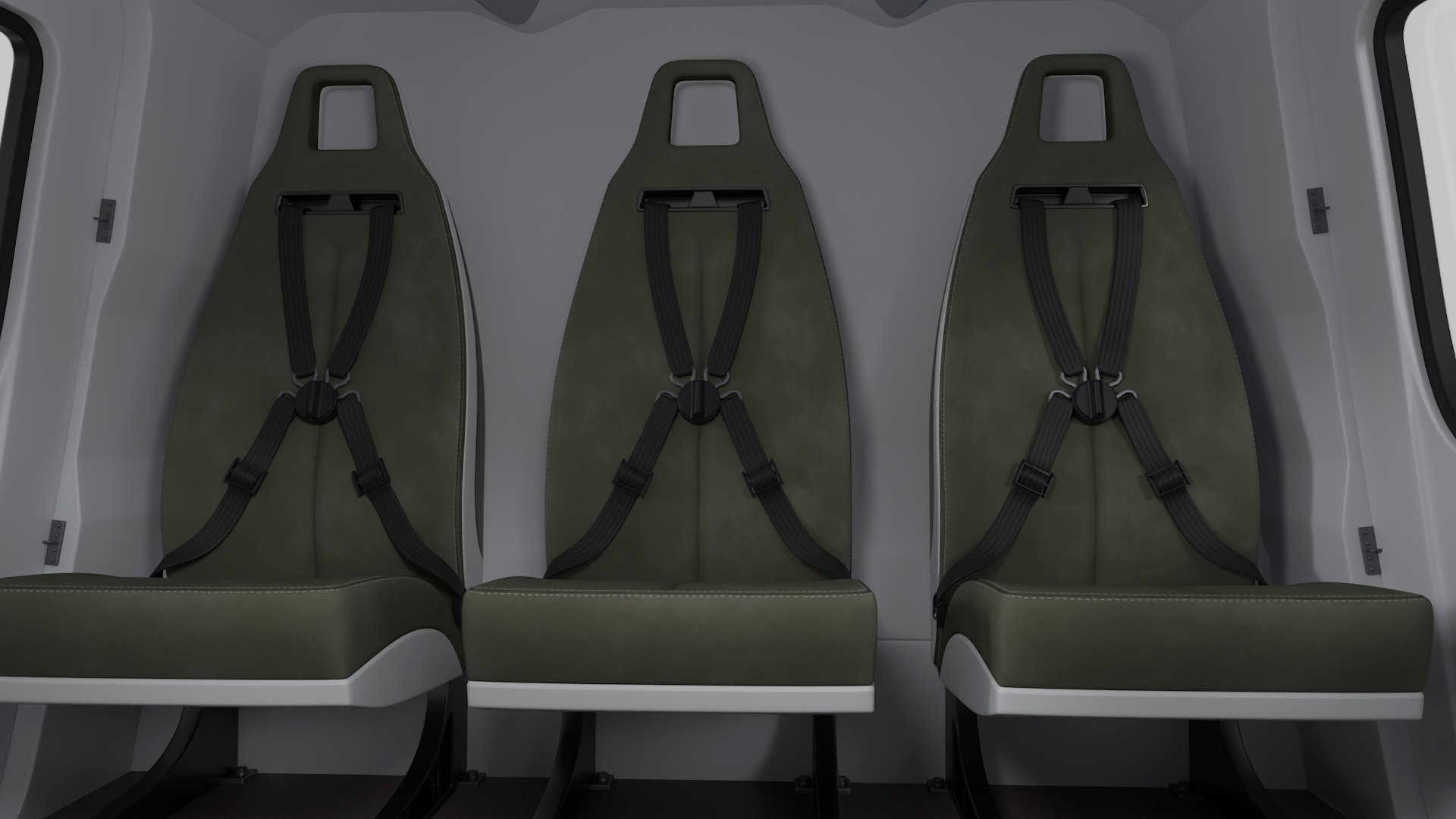 Medium Utility Helicopter Passenger Interior Model - TurboSquid 2304657