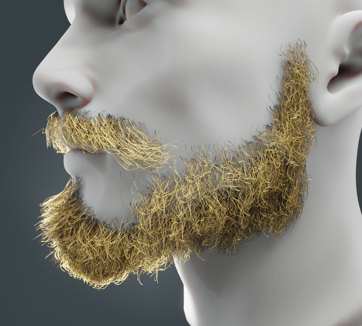 3D Beard RealTime 9 Version 2 Model - TurboSquid 1892355