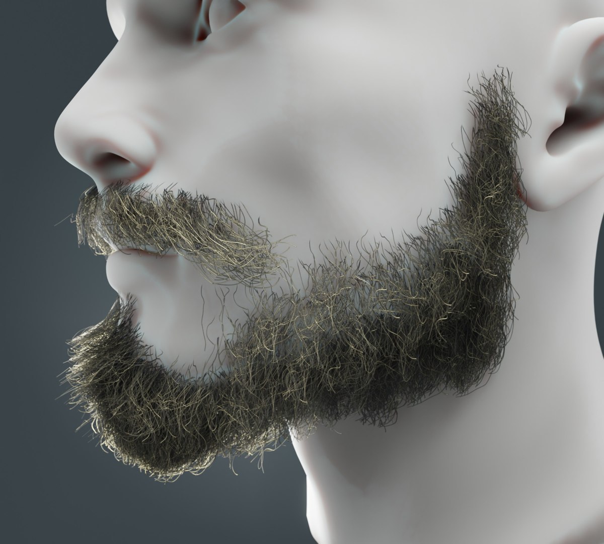 3D Beard RealTime 9 Version 2 Model - TurboSquid 1892355