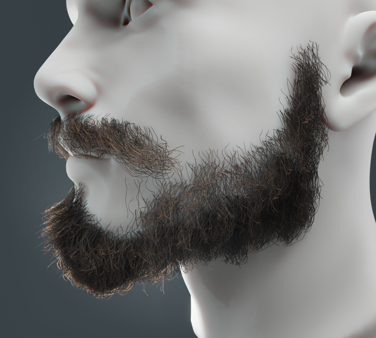 3D Beard RealTime 9 Version 2 Model - TurboSquid 1892355