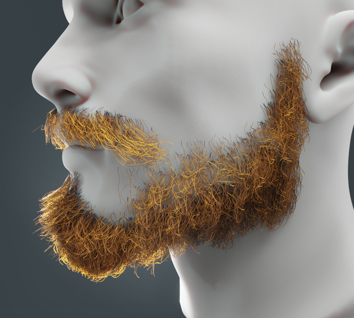 3D Beard RealTime 9 Version 2 Model - TurboSquid 1892355