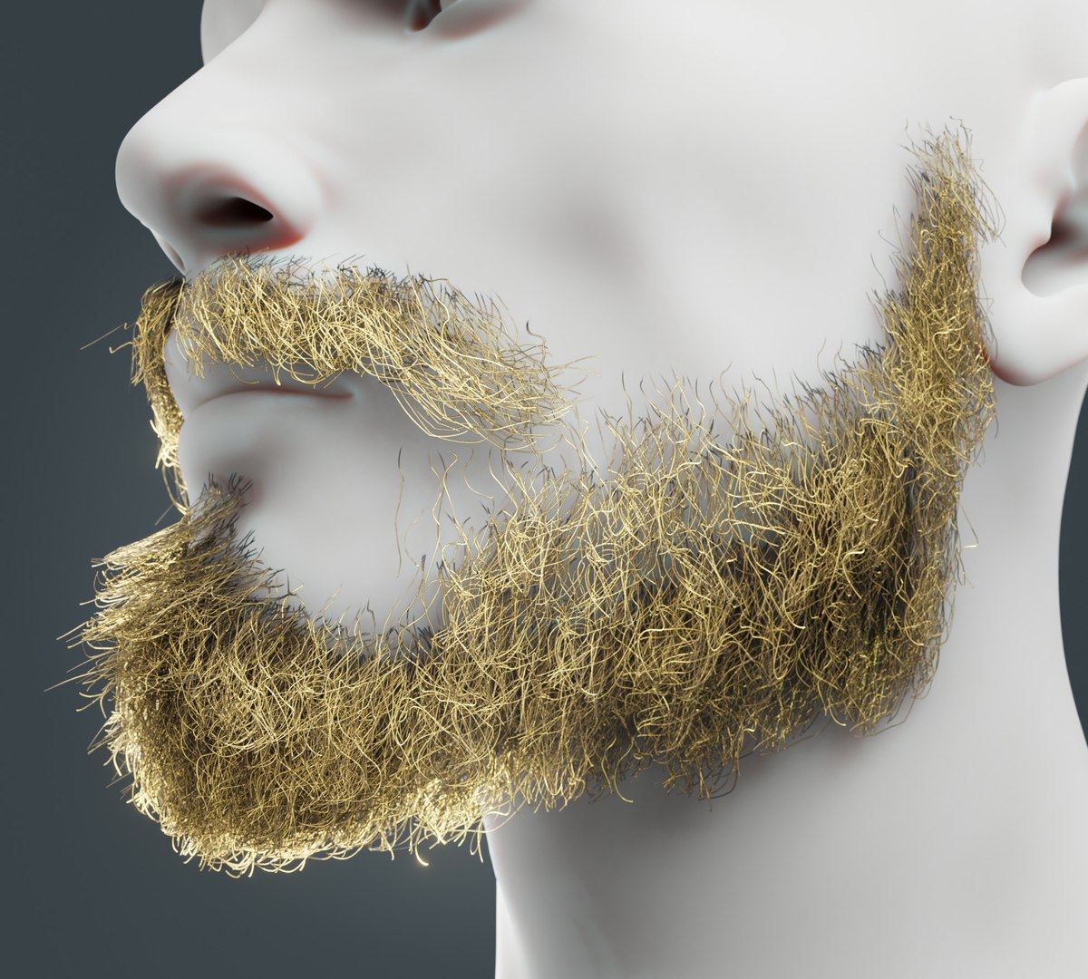 3D Beard RealTime 9 Version 2 Model - TurboSquid 1892355