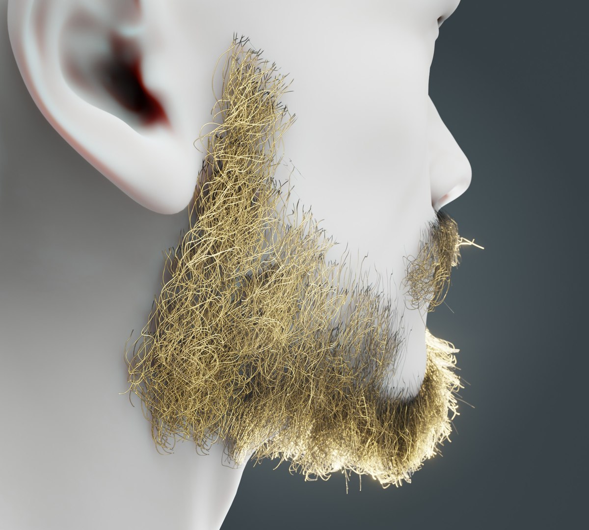 3D Beard RealTime 9 Version 2 Model - TurboSquid 1892355
