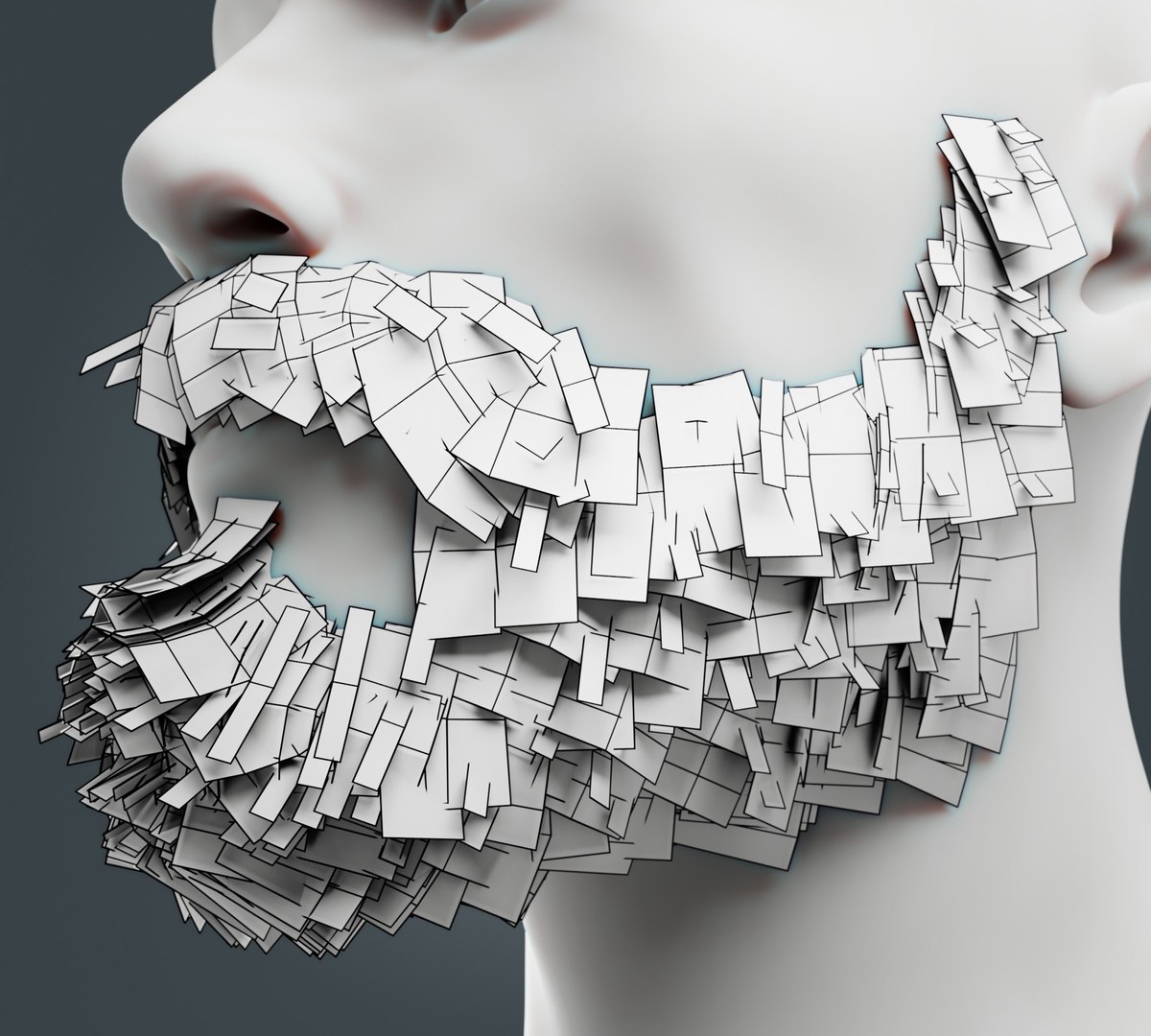 3D Beard RealTime 9 Version 2 Model - TurboSquid 1892355