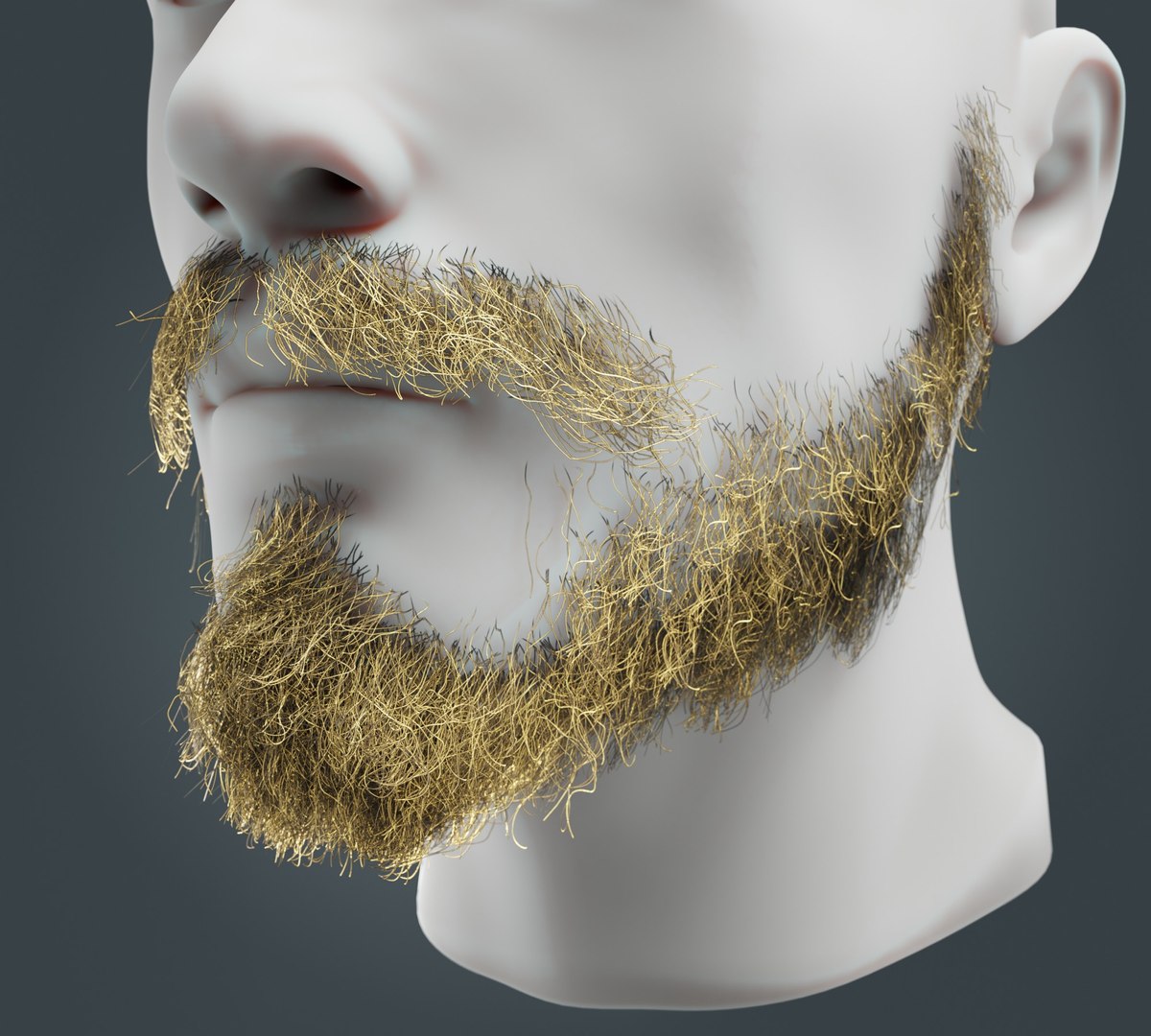 3D Beard RealTime 9 Version 2 Model - TurboSquid 1892355