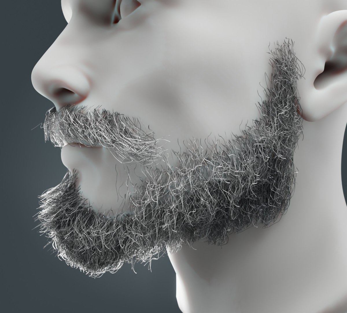 3D Beard RealTime 9 Version 2 Model - TurboSquid 1892355