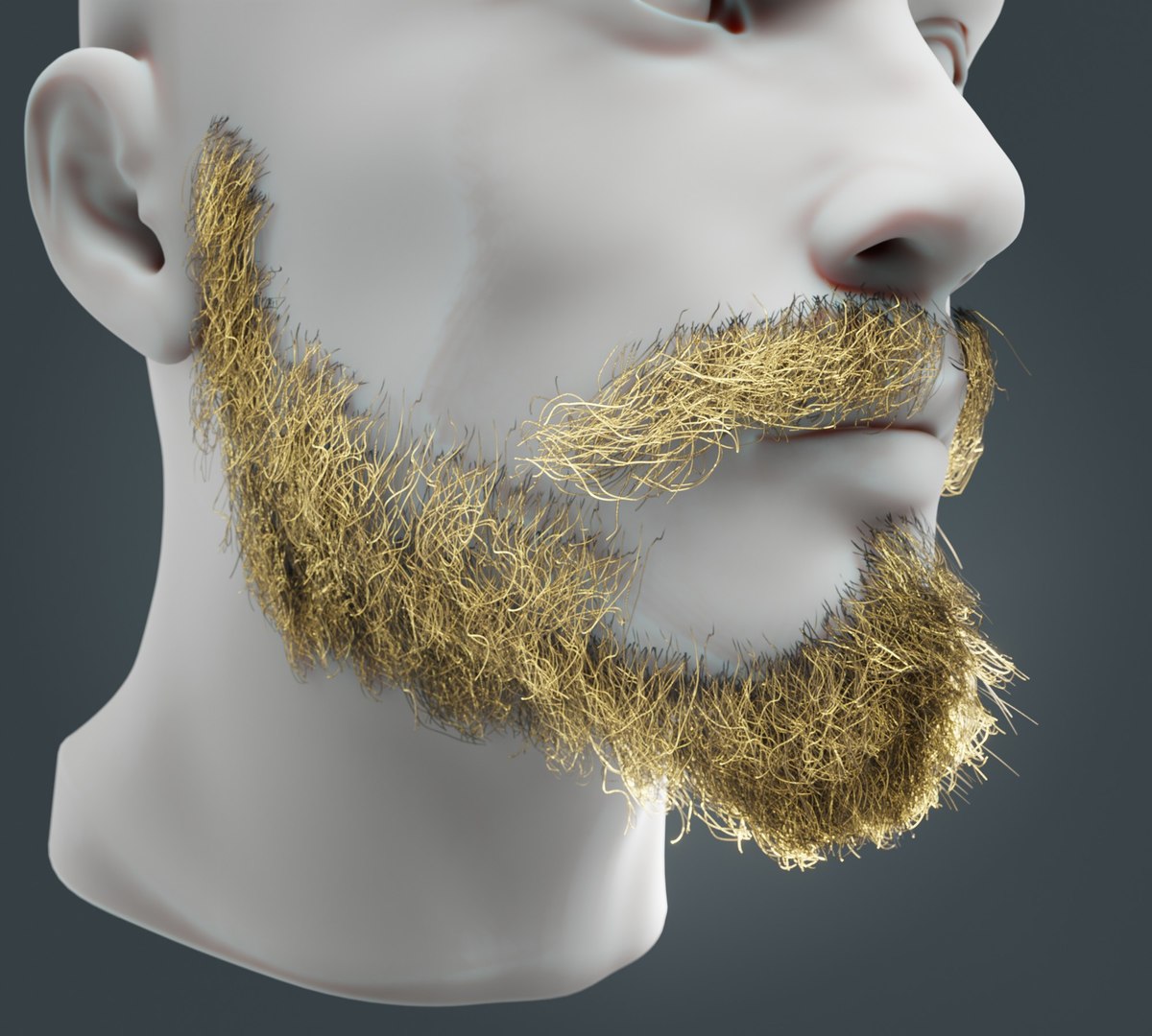 3D Beard RealTime 9 Version 2 Model - TurboSquid 1892355