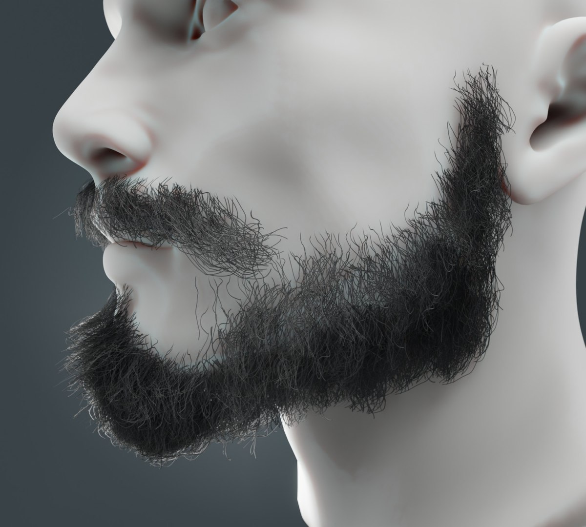 3D Beard RealTime 9 Version 2 Model - TurboSquid 1892355