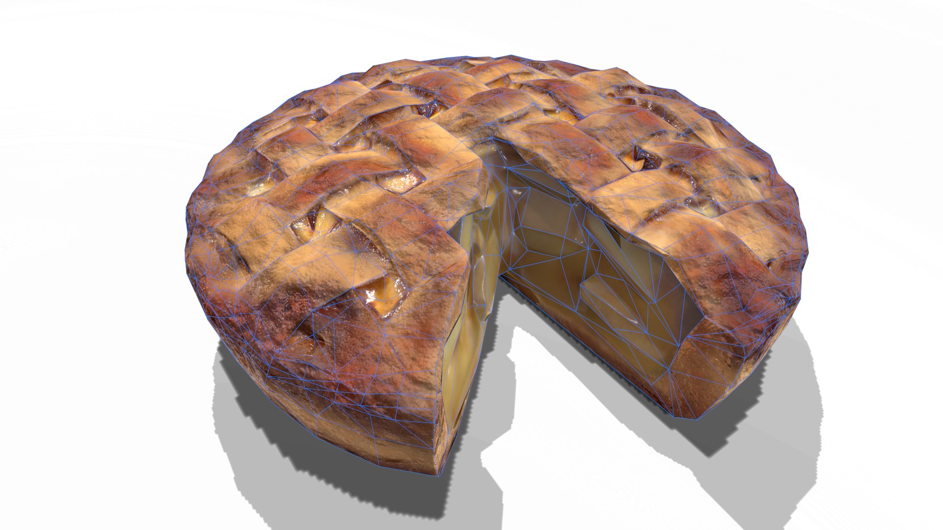 Apple Pie Chart Model - TurboSquid 2064765