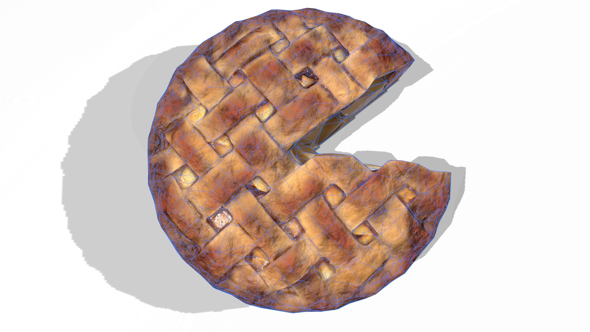 Apple Pie Chart Model - TurboSquid 2064765